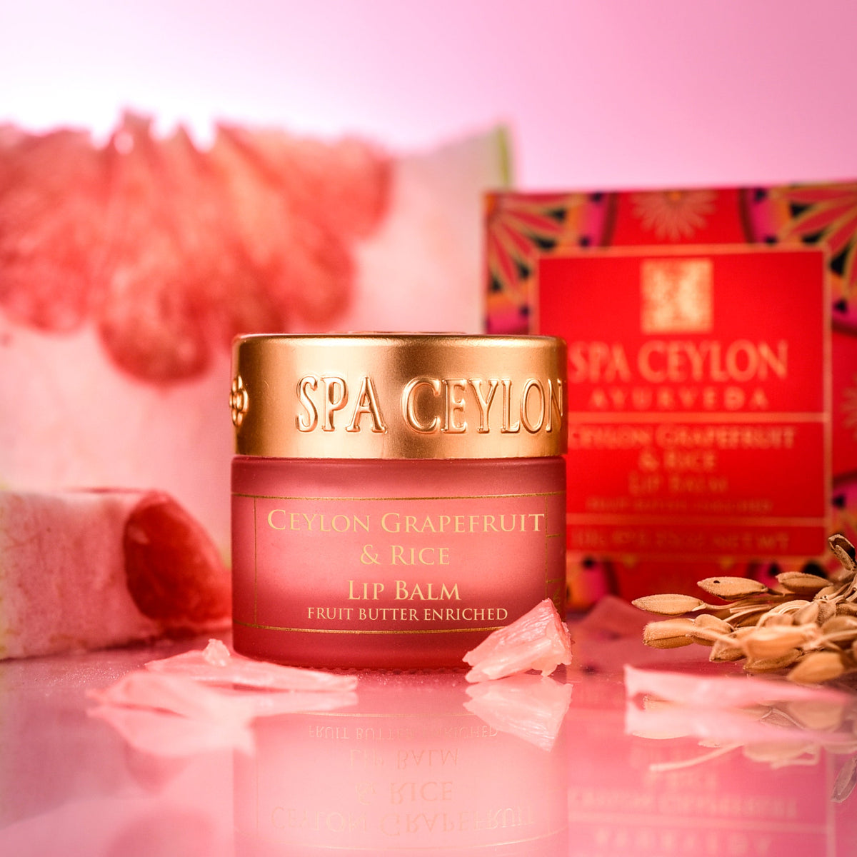 CEYLON GRAPEFRUIT & RICE - Lip Balm - 10g – Siyath - The Luxury ...
